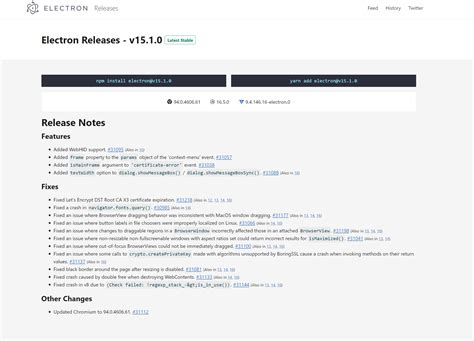 Bug Updated NPM Packages Missing In NPM Registry Issue Electron Electron GitHub