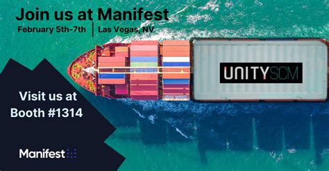 unityscm on linkedin manifest2024 supplychaininnovation unityscm