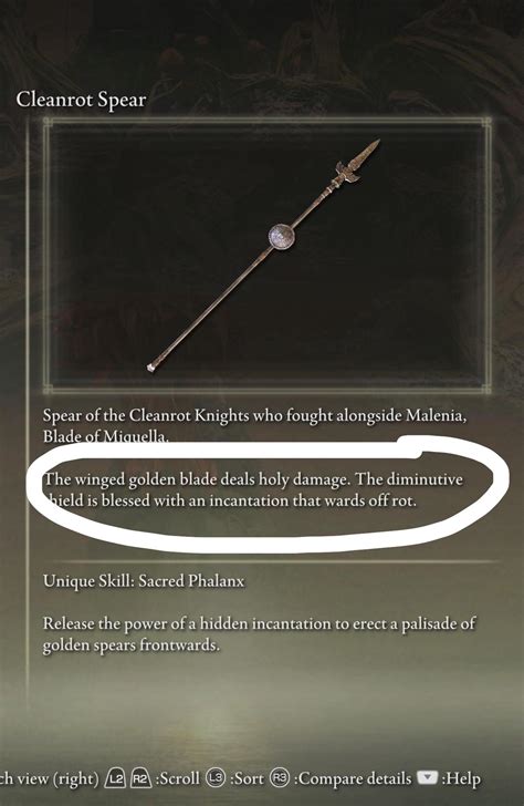 Cleanrot Spear Passive Effect Reldenring