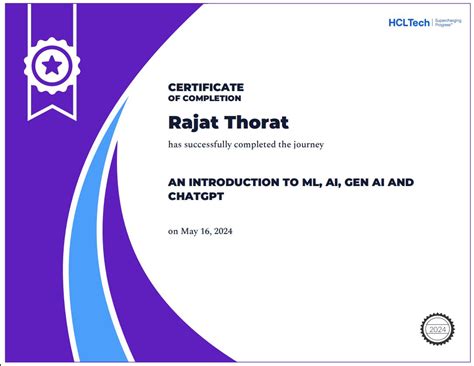 Rajat Thorat On Linkedin Successfully Completed Certification In Introduction To Machine Learning…