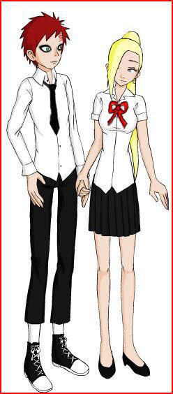 Gaara X Ino School By Gaaragirlshirinaj On Deviantart