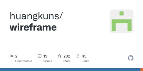 GitHub Huangkuns Wireframe