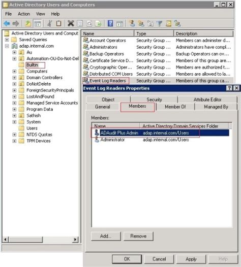 Domain Settings Privileges Required For Collecting Audit Data