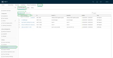 Replace Nsx T 3 Ssl Tls Certificates Cluster Certificate Vraccoon