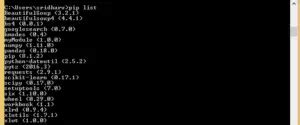 List All Packages Modules Installed In Python Pip List DataScience Made Simple