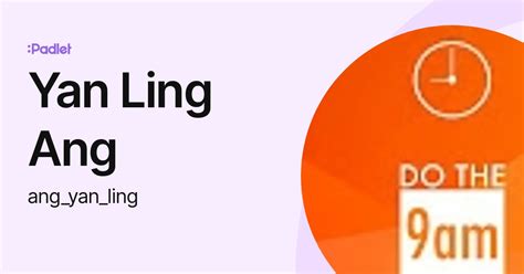 Yan Ling Ang Ang Yan Ling Profile Padlet