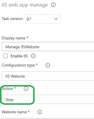 Web Deploy Intermittently Fails With ERROR FILE IN USE For NET App On IIS Azure DevOps