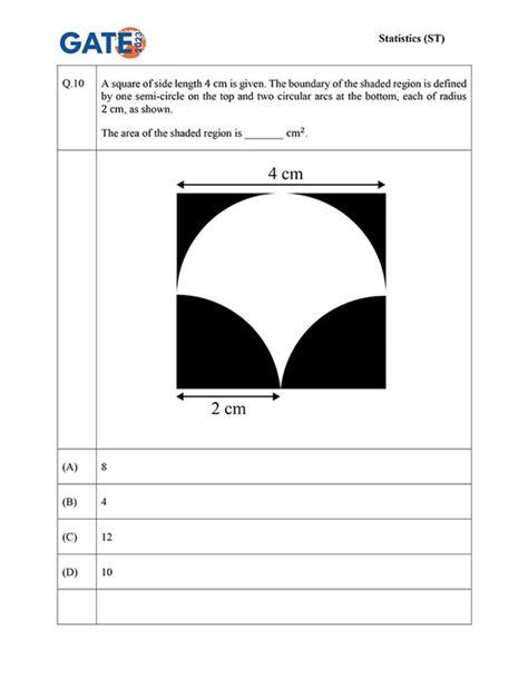 Gate 2023 Statistics Question Papers Gate 2023 Statistics Question Papers
