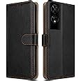 PIXFAB For TCL Case Leather Wallet Phone Case Magnetic Book Flip Folio Cover Card Slots