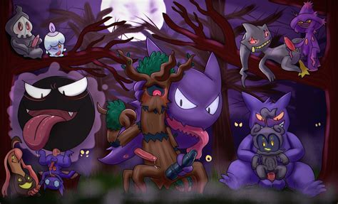 Post Banette Duskull Gastly Gengar Gourgeist Haunter Litwick Marshadow Mismagius