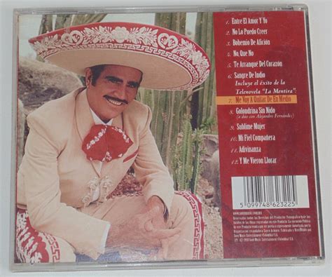Vicente Fernandez Entre El Amor Y Yo Cd Original 44000 En Mercado