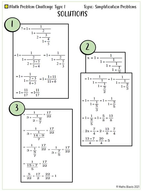 Expression Math Problems