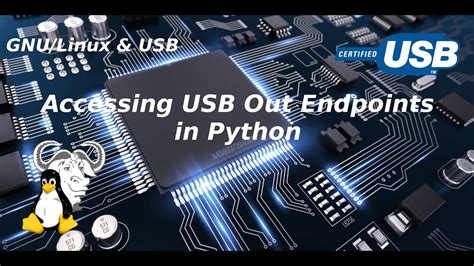 Gnulinux And Usb Accessing Usb Out Endpoints In Python Youtube
