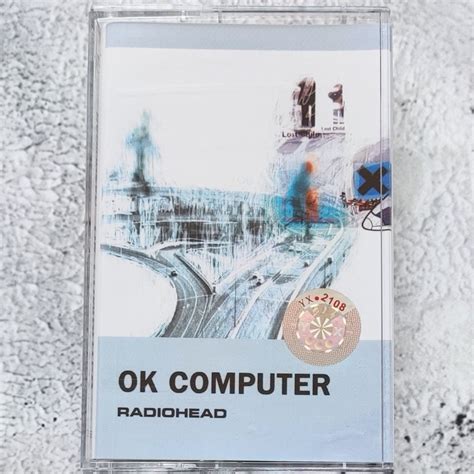 Original Radiohead Ok Computer Cassette Tape Lyric Book Sealed