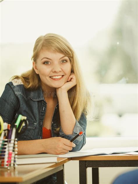 Student Man In Class Stock Image Image Of Homework 368272727