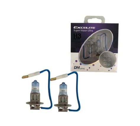Kit Lampada H3 12v 55w Super Vision Ultra Blister Excelite Lâmpada Automotiva Magazine Luiza