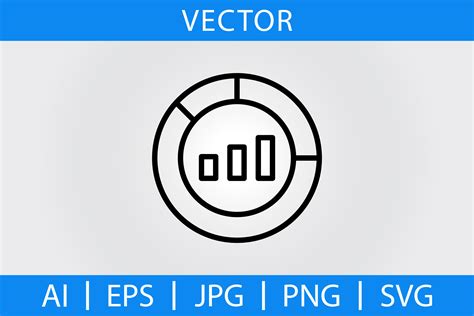 Vector Pie Chart Outline Icon Graphic By Muhammad Ali · Creative Fabrica
