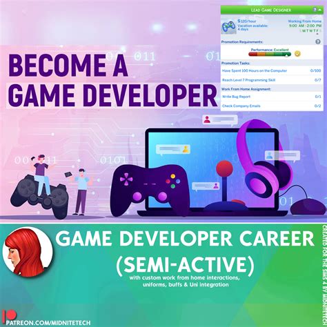Game Developer Career Semi Active Midnitetech