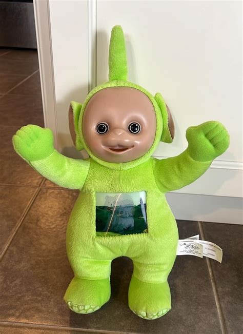 Vintage 2003 Teletubbies Dipsy Plush Elephant Belly Hologram Etsy