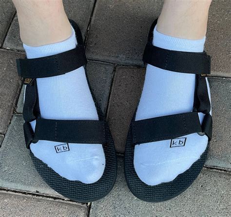 White Kb Ankle Socks And Tevas By Noshowsocks1701 On Deviantart