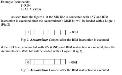 microprocessor serial io output data serial input data examradar