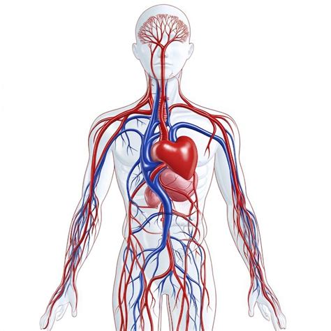 Human Circulatory System A Detailed Illustrated Guide Premium Ai