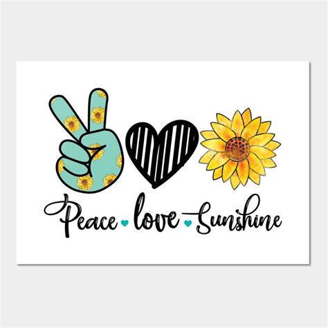 Peace Love Sunshine Art Print