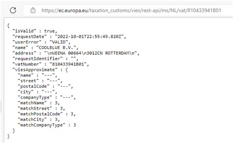 Solved Re How To Get A Response From The Vies Database A