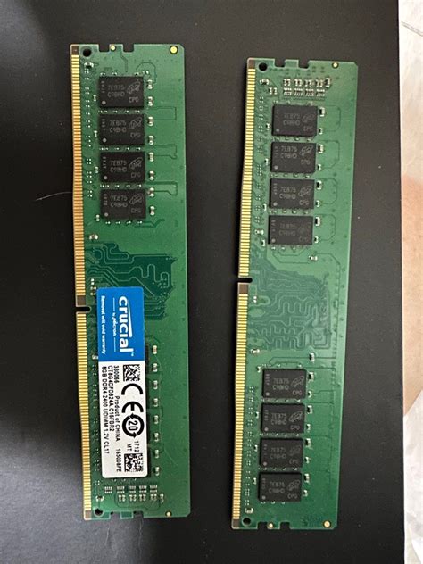 Crucial 8gbx2 Ddr4 Ram Computers And Tech Parts And Accessories Computer Parts On Carousell