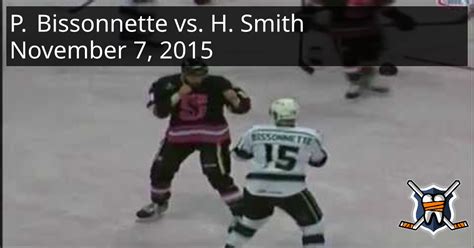 Paul Bissonnette Vs Hunter Smith November 7 2015 Ontario Reign Vs