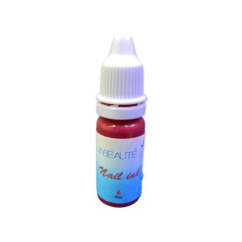 Краска для аэрографа Lilly Beaute Airbrush Nail Ink 10 мл красный, цена ...