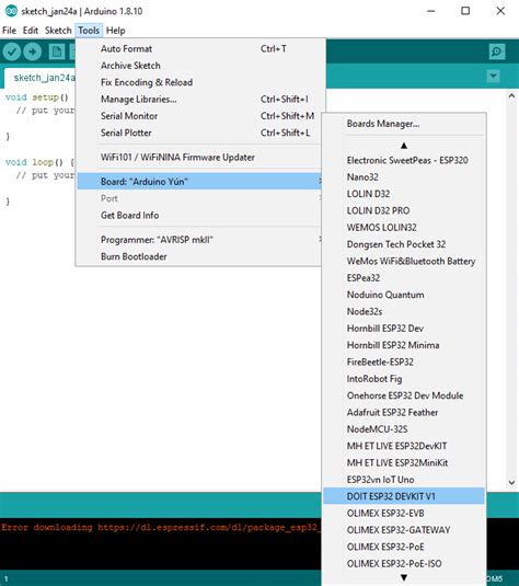 Cara Mempersiapkan Arduino Ide Untuk Esp32 Devkit Dan Membuat Lampu Pada Esp32 Kelap Kelip By