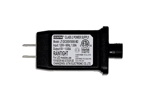 Czjutai 5 Volt 5 00a Led Class 2 Power Supply Intertek 3140710 Jt Dc05 Spectrum Laser Lights