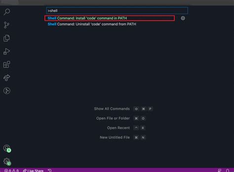 Как открыть Vs Code из терминала