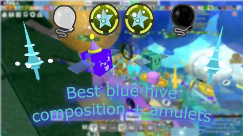 Best Blue Hive Composition Amulets Bee Swarm Simulator Youtube