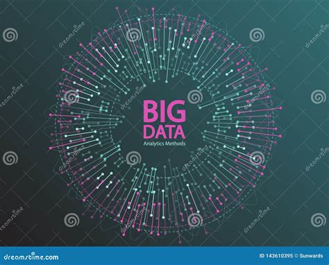 Big Data Visualization Concept Vector Design Stock Vector
