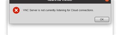 vnc is not connecting through cloud connection r realvnc