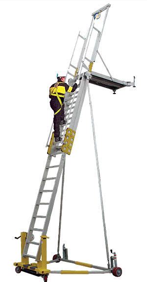Side Exit Mobile Platform Ladders