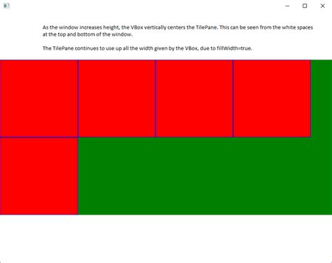 Javafx Tilepane