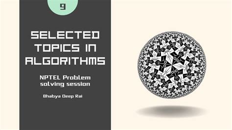 Selected Topics In Algorithms Week 9 Approximation Algorithms Youtube