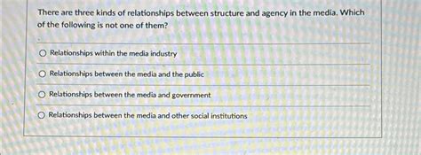 Solved There are three kinds of relationships between | Chegg.com