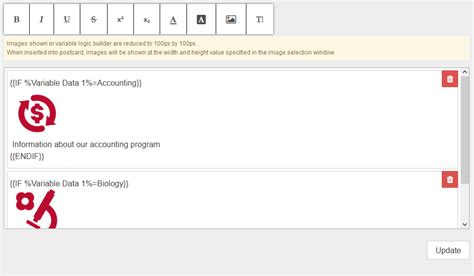 Personalization Variable Logic Educonverse