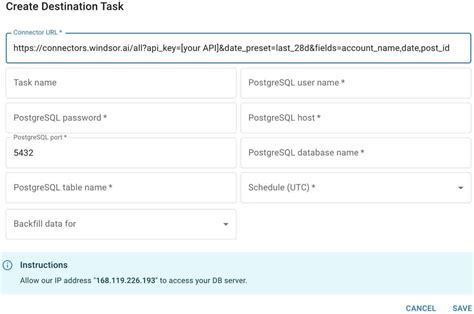 Connect Facebook Ads To Postgresql Integrate Via Windsorai