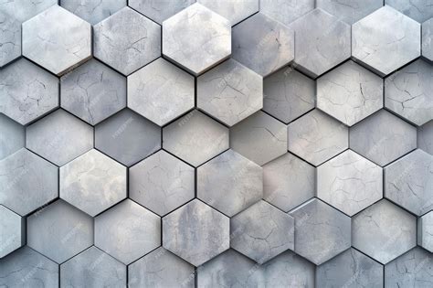 premium photo textured hexagon diamond pattern on white wall background