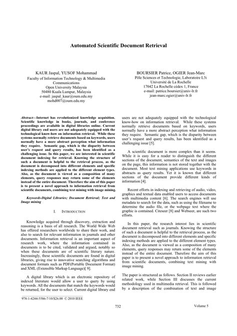 Pdf Automated Scientific Document Retrieval