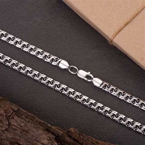 Срібний ланцюжок Дзеркальний Бісмарк 60 см 24 85 грамм арт 110 1 від продавця First Silver в