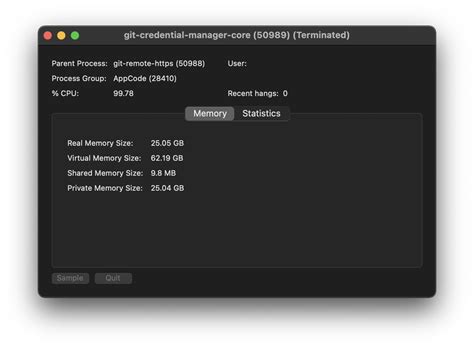 Severe Memory Leak In Git Credential Manager Core On Macos · Issue 625