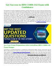 Ace Your IBM C Exam With Certs Pass Exam Dumps Course Hero