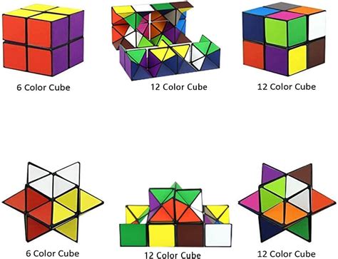 Tech Md Magic Star Cube 2 Infinity Cube Star Cube Magic Cube Set Transforming Cubes Magic Puzzle