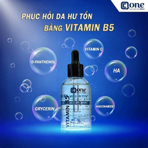 Phục Hồi Da Hư Tổn Bằng Vitamin B5 Nhanh Trong 2 Tuần Qcone Cosmetic